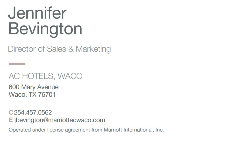 Jennifer Bevington - Women of Waco - Business Networking Group